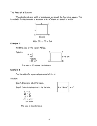 Module 6 geometry of shape and size | PDF | Physics | Science