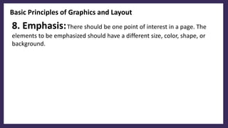 Module 6_Graphic Designs for senior high school students | PPT