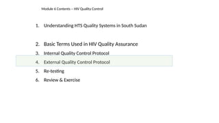 Module 6 HTS Quality Assurance.pptx bbbbbbbbbbb | PPT