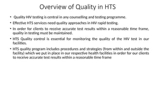 Module 6 HTS Quality Assurance.pptx bbbbbbbbbbb | PPT