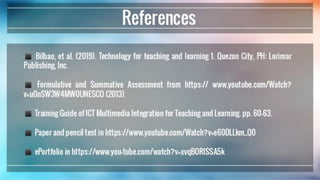 Module 6 innovative technologies for assessment tasks in teaching and ...