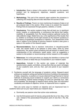 MODULE 6 IN PRactical research 1 for junior high | PDF