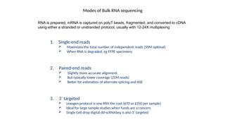 Module_6_Lecture 1_GG.pptx single cell RNA sequence | PPTX