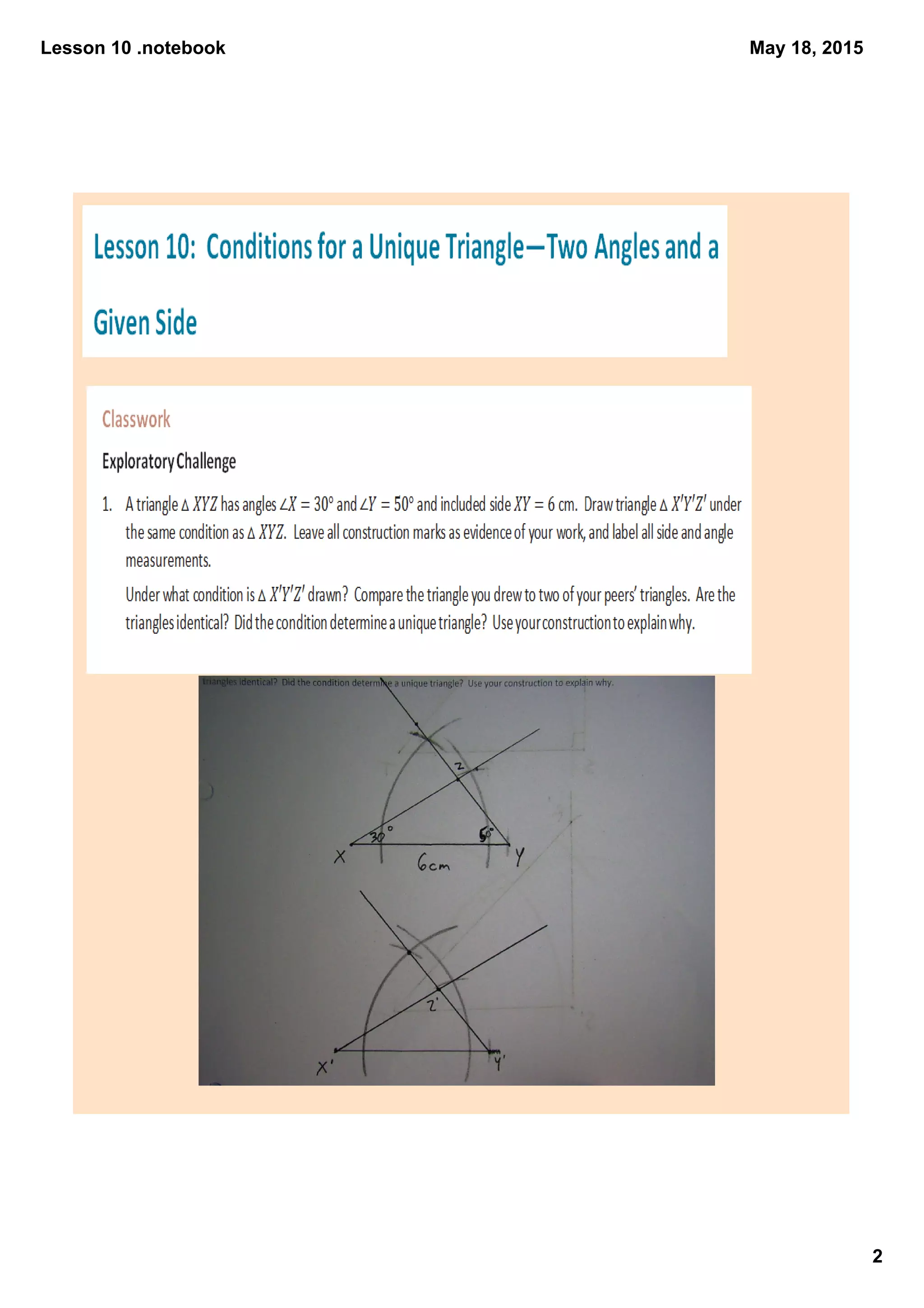 Module 6 lesson 10 | PDF