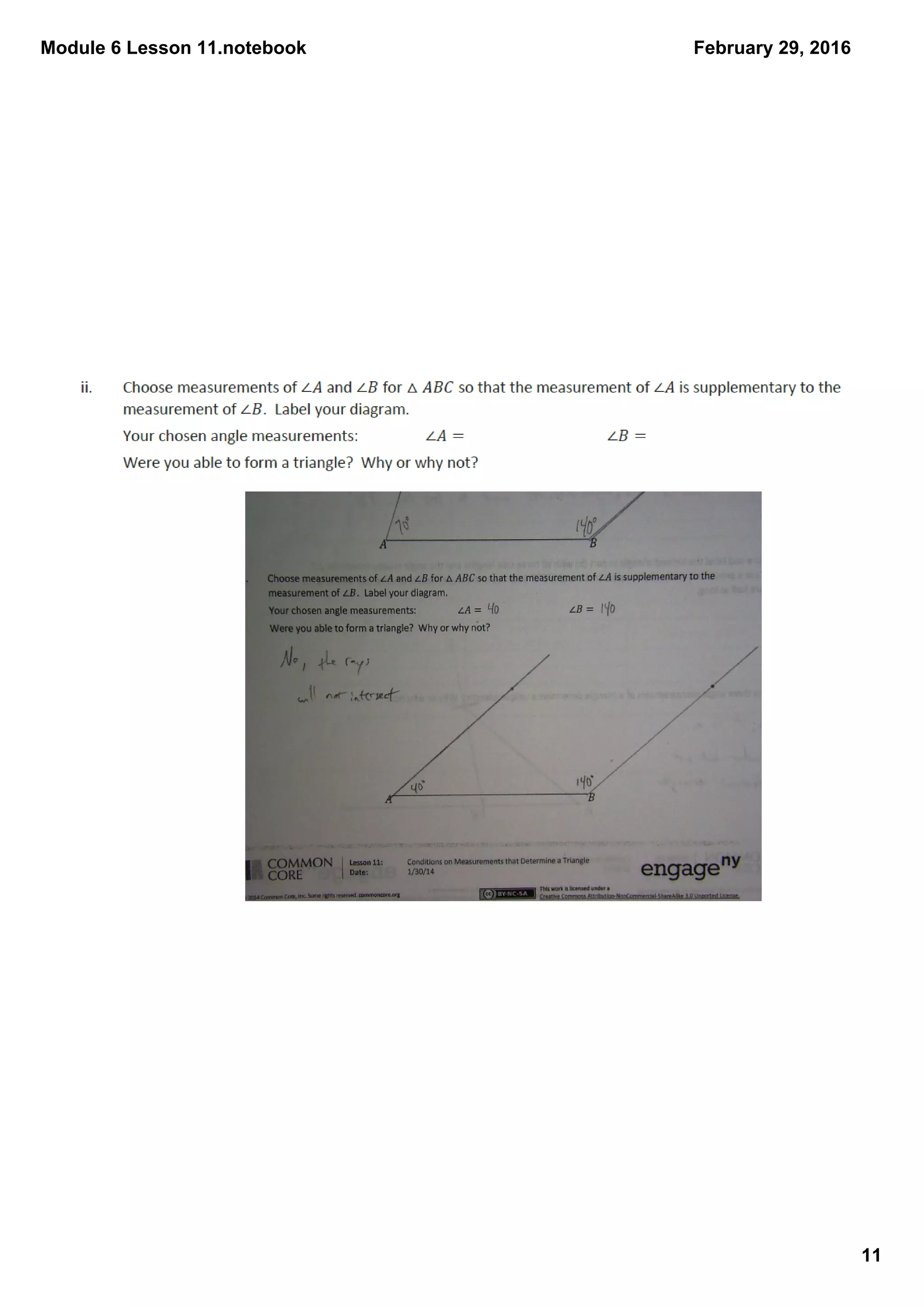 Module 6 lesson 11 | PDF