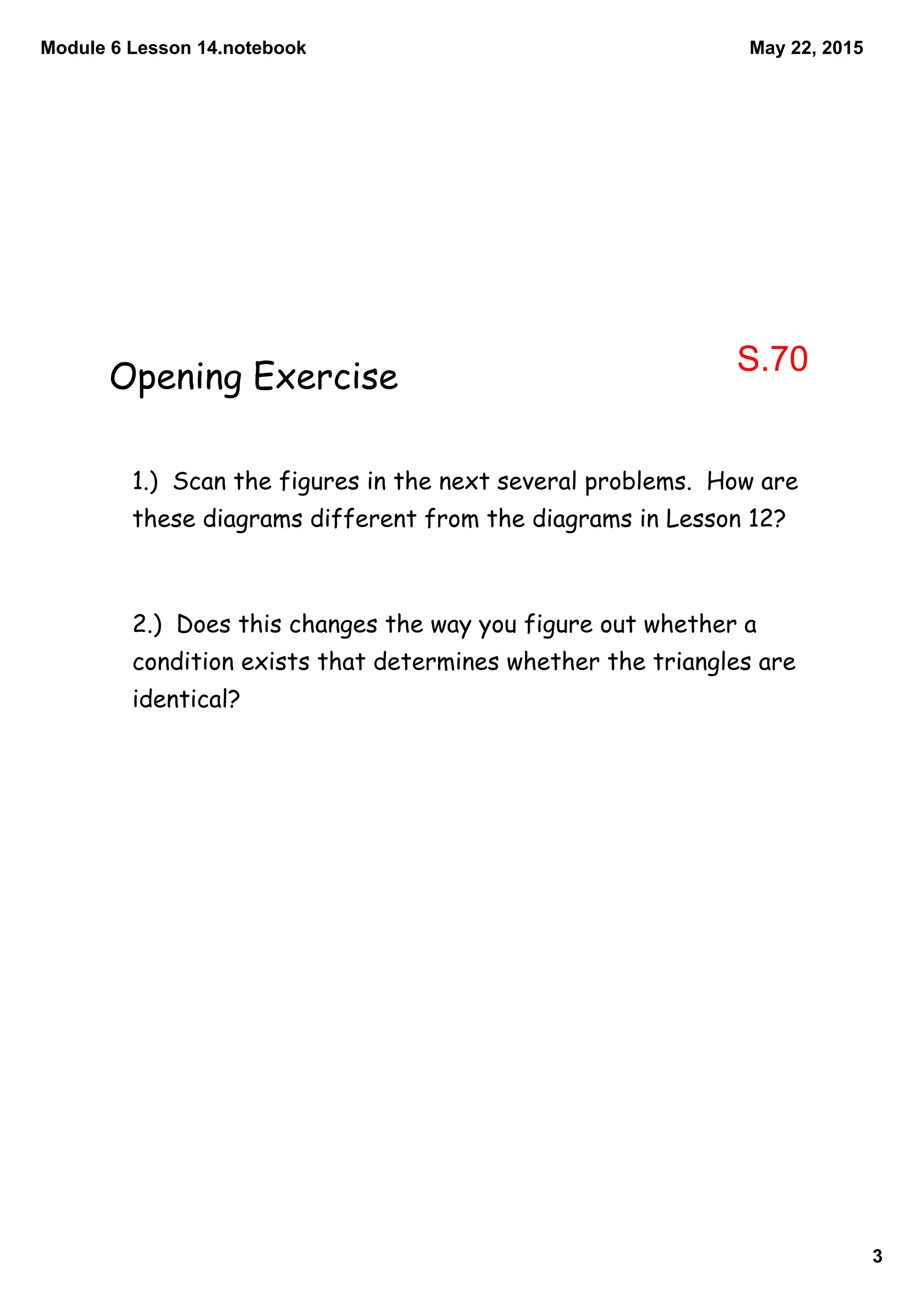 Module 6 lesson 14 | PDF