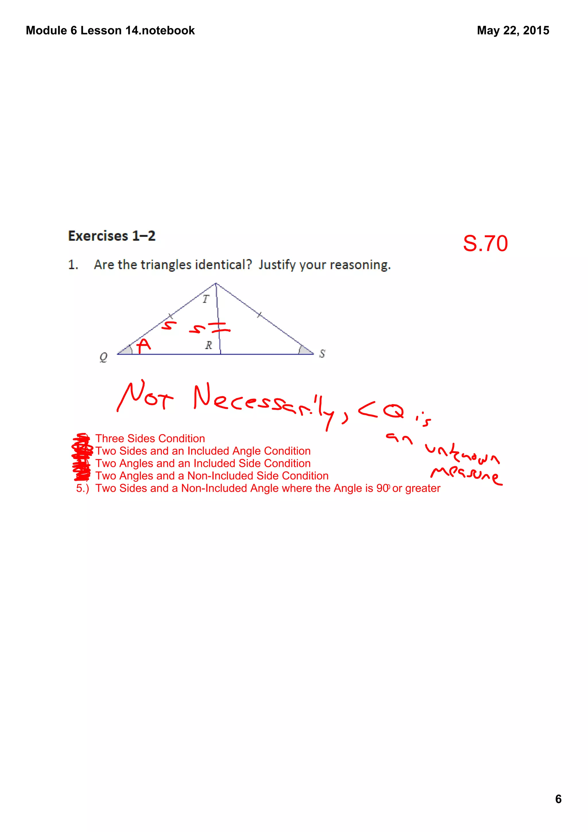 Module 6 lesson 14 | PDF