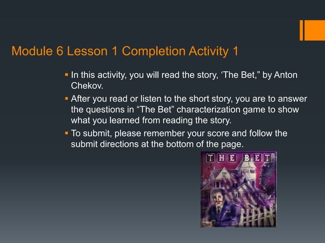 Module 6 lesson 1 powerpoint | PPTX