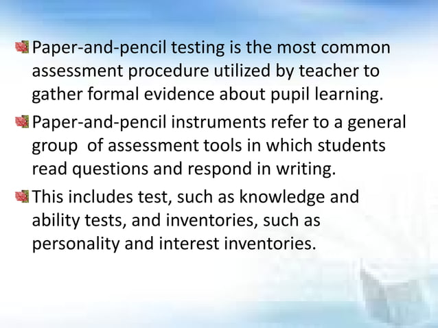Criteria in Choosing Appropriate Assessment Tool | PDF | Educational ...