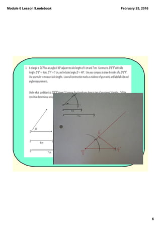 Module 6 lesson 9 | PDF | Homework and Study | Education