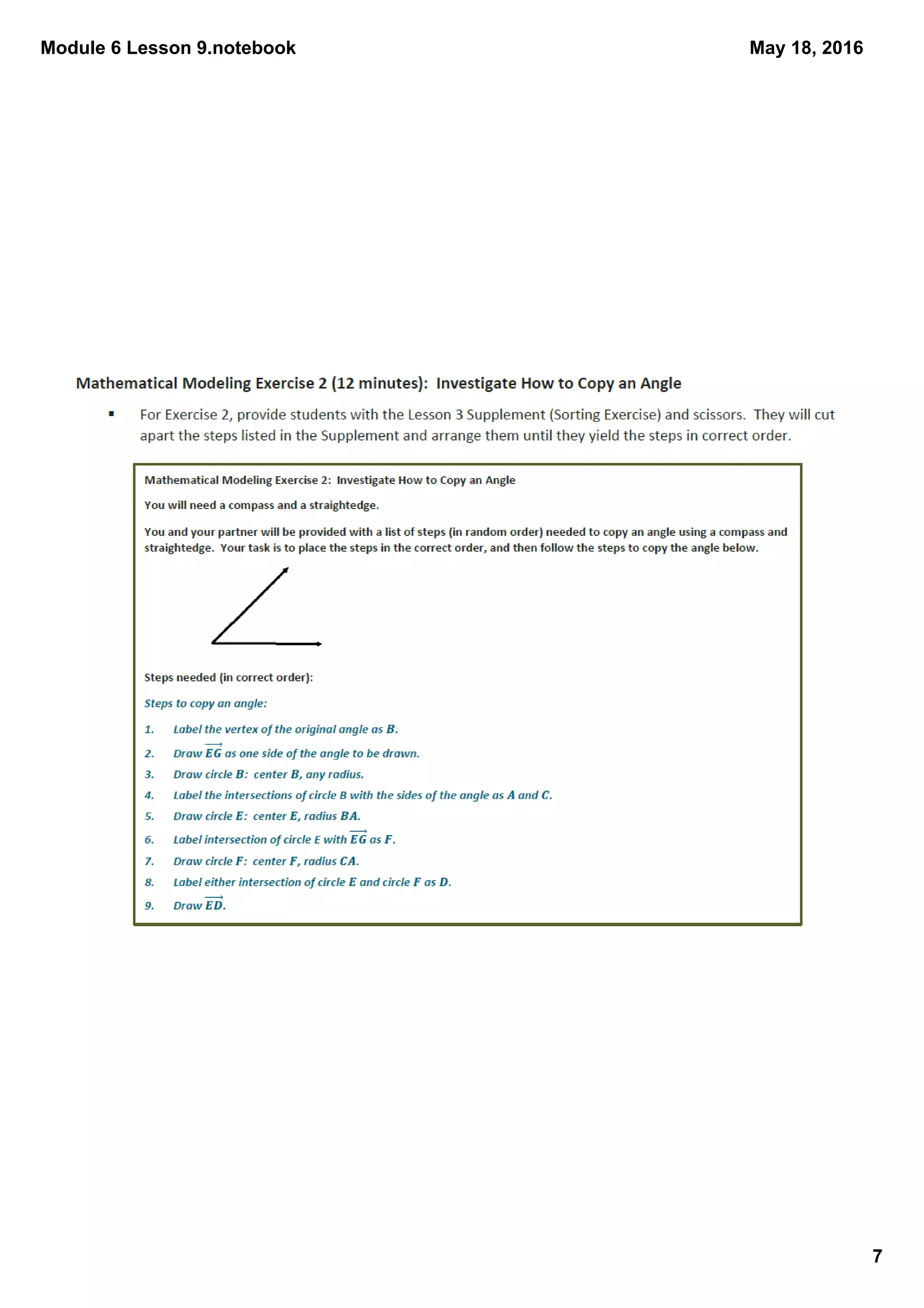 Module 6 lesson 9 | PDF