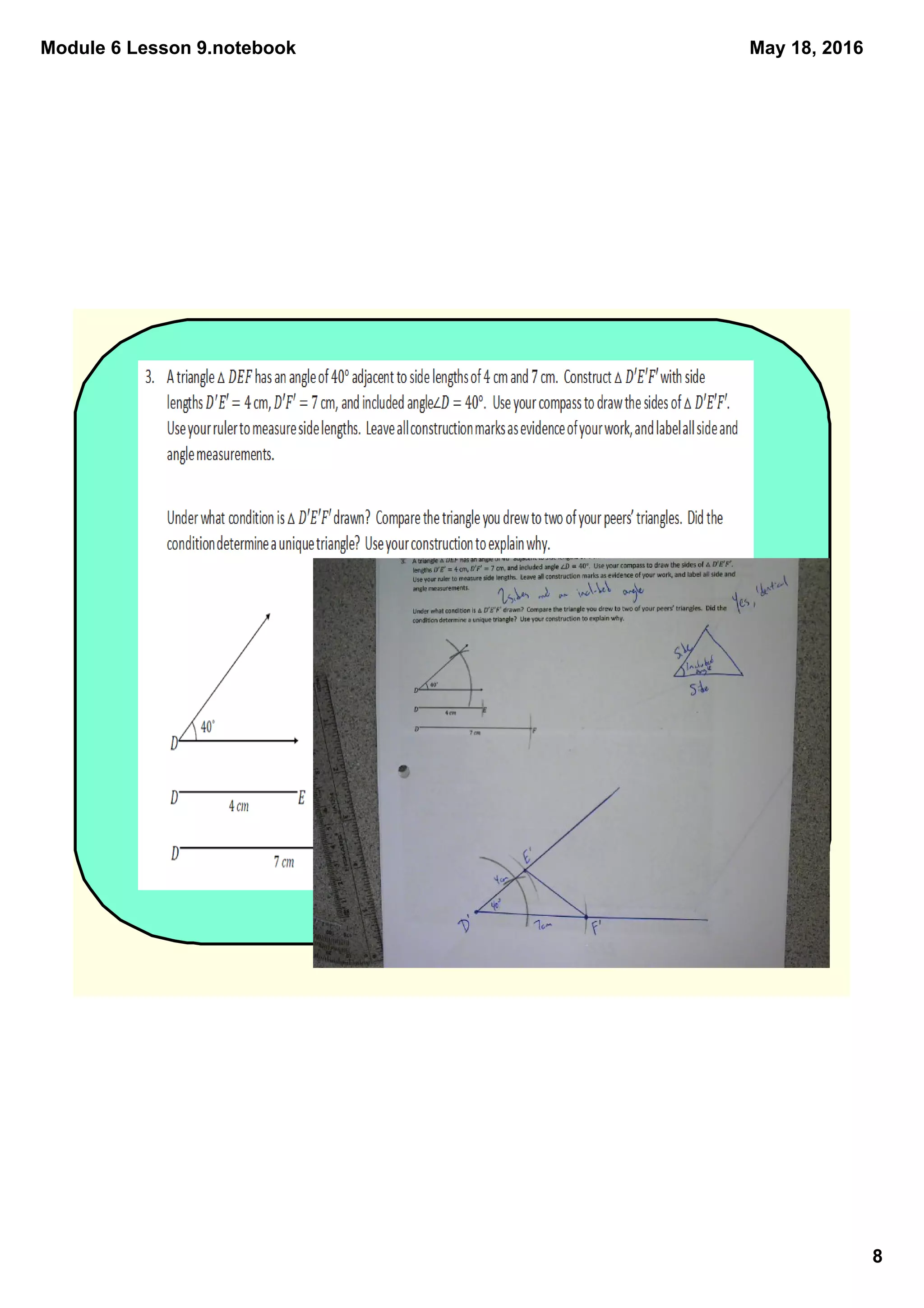 Module 6 lesson 9 | PDF
