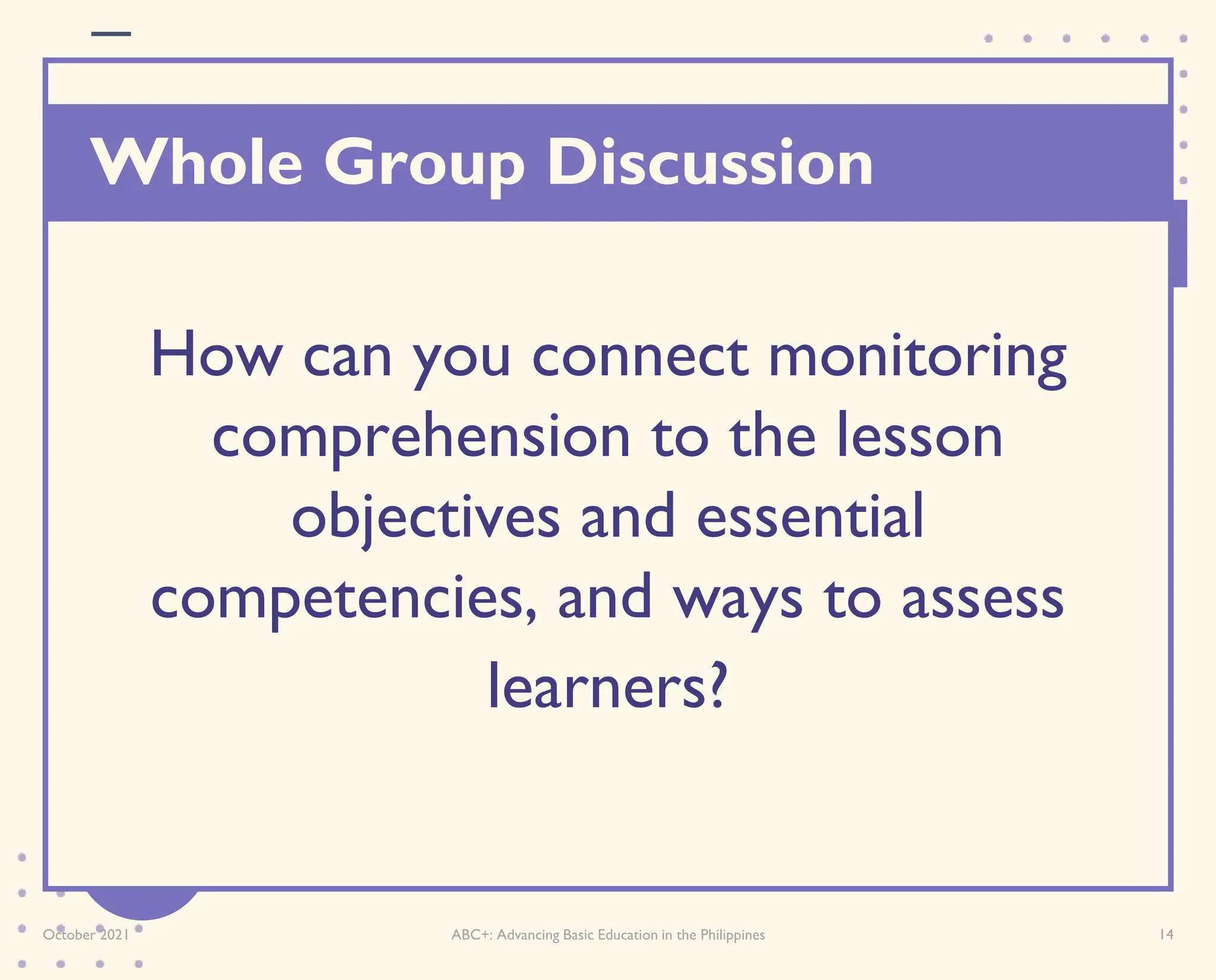 Module 6 Monitoring Comprehension.pptx | Educational Assessment | Education
