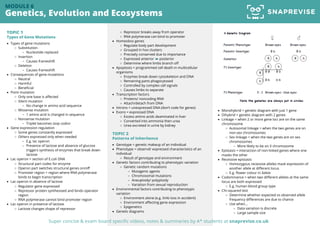 A-level OCR Biology Past Paper Summary: Genetics, Evolution & Ecosystems (Module 6) | PDF