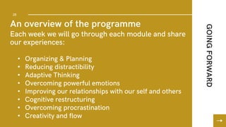 Module 6 overcoming procrastination week 7 meet up | PPT