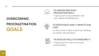 Module 6 overcoming procrastination week 7 meet up | PPT