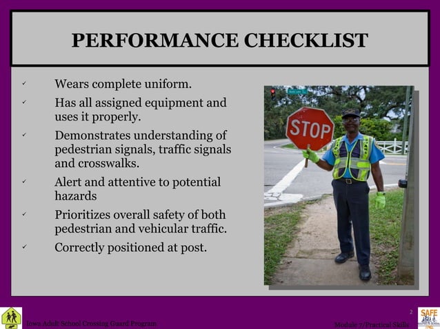 Crossing Guard Module 6 Practical Ppt
