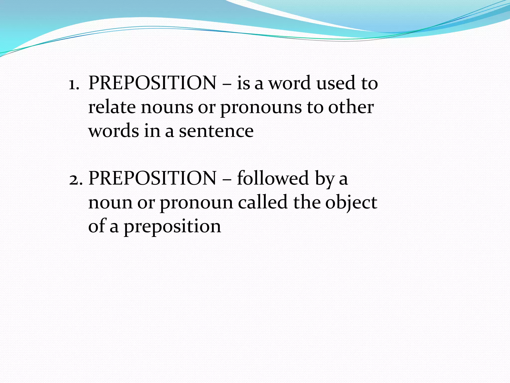 Module 6 PREPOSITION | PPTX