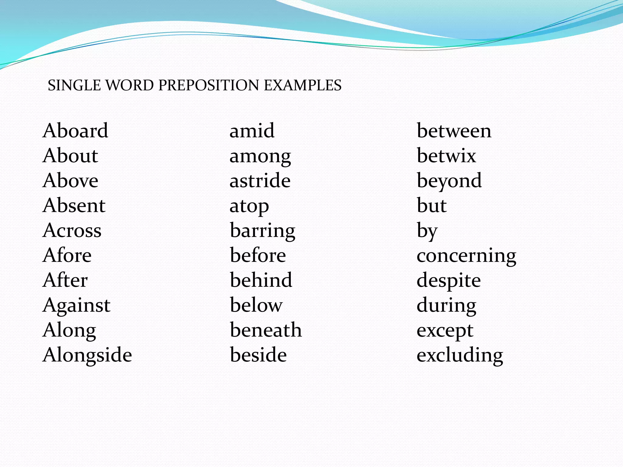 Module 6 PREPOSITION | PPTX