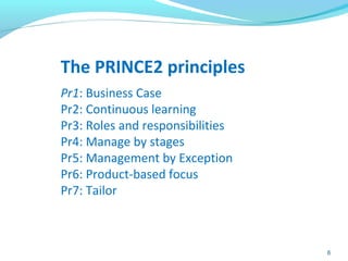Module 6 project management prince 2 | PPT