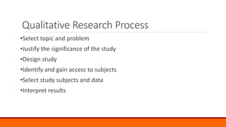 Module Qualitative | PPT