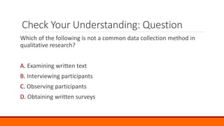 Module Qualitative | PPT