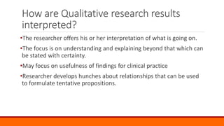 Module Qualitative | PPT