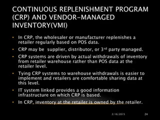 Supply Chain Management module 6 | PPTX