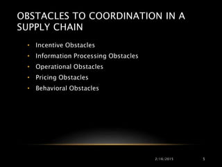 Supply Chain Management module 6 | PPTX