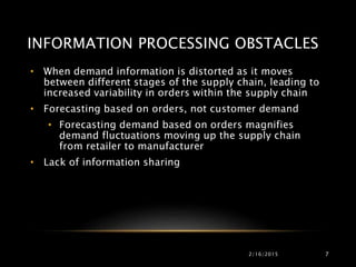 Supply Chain Management module 6 | PPTX