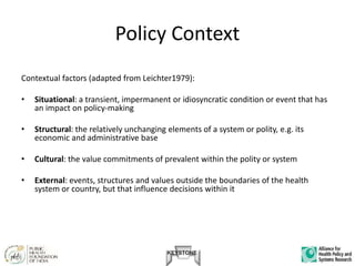 KEYSTONE / Module 6 / Slideshow 2 / Policy Approach and Frameworks | PPTX