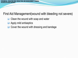 Module 6 Soft Tissue Injuries first aid training | PPT