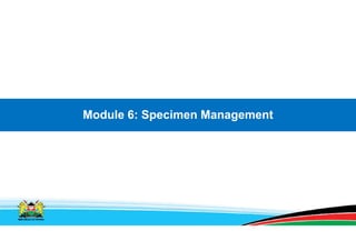 Module 6 Specimen Management.pdf