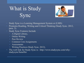 Module 6 story board for study sync complete presentation | PPTX ...