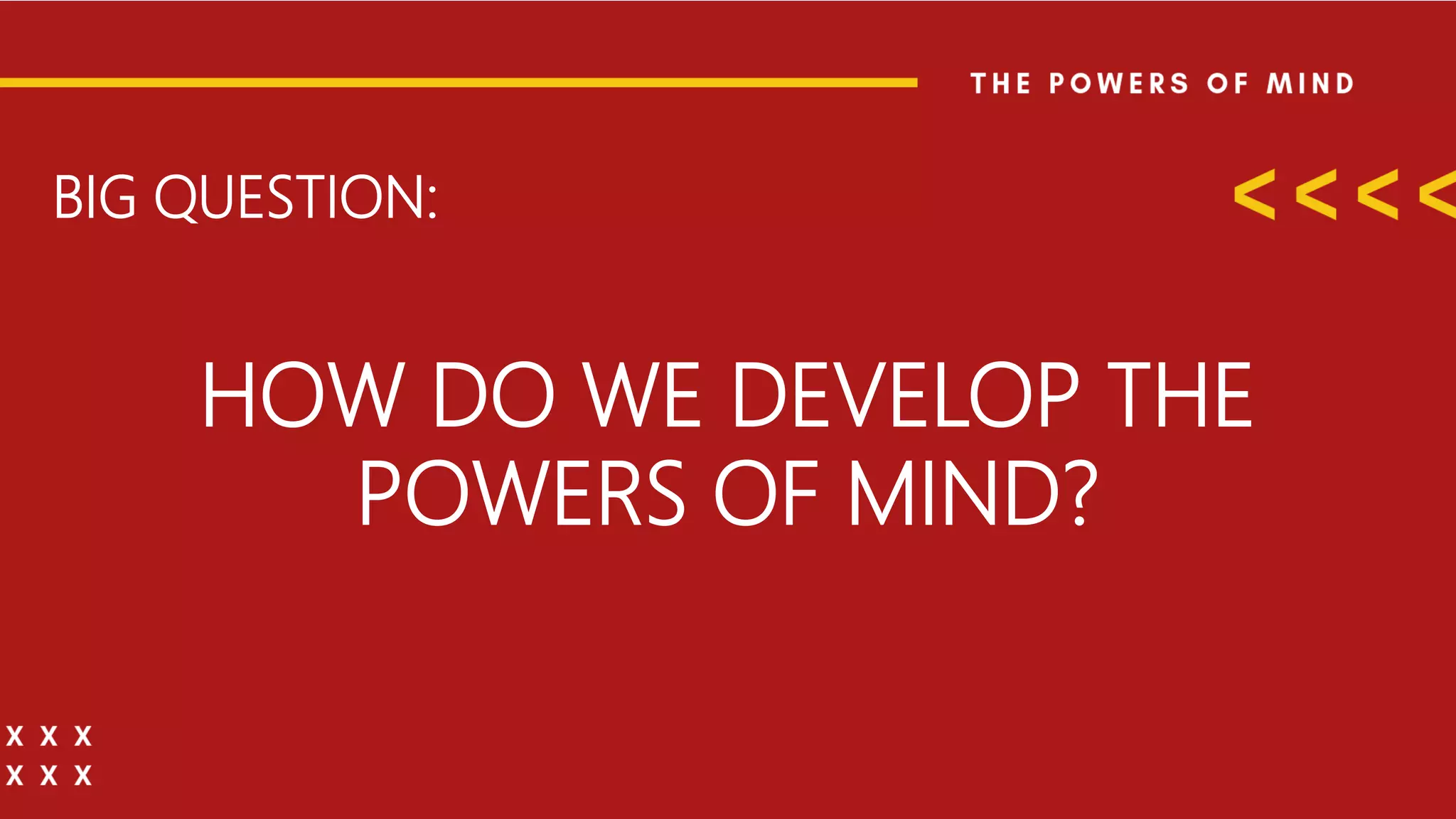 The Powers Of Mind | PPTX