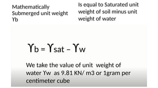 Module 6 Unit weight of soil.pptxhvfjvcddxdxcc | PPT