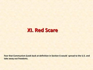 Module 7 - Red Scare - McCarthyism | PPT