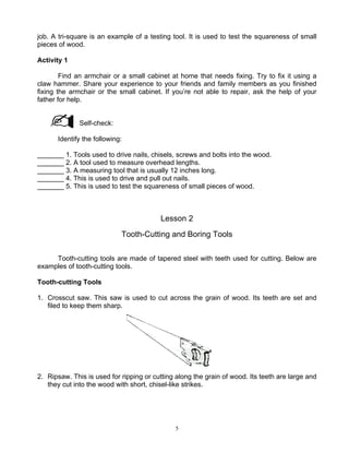 Module 7 Carpentry | PDF