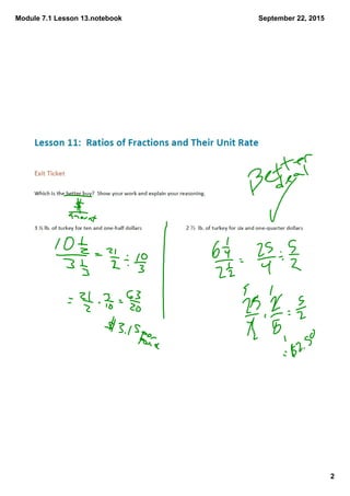 Module 7.1 lesson 13 | PDF