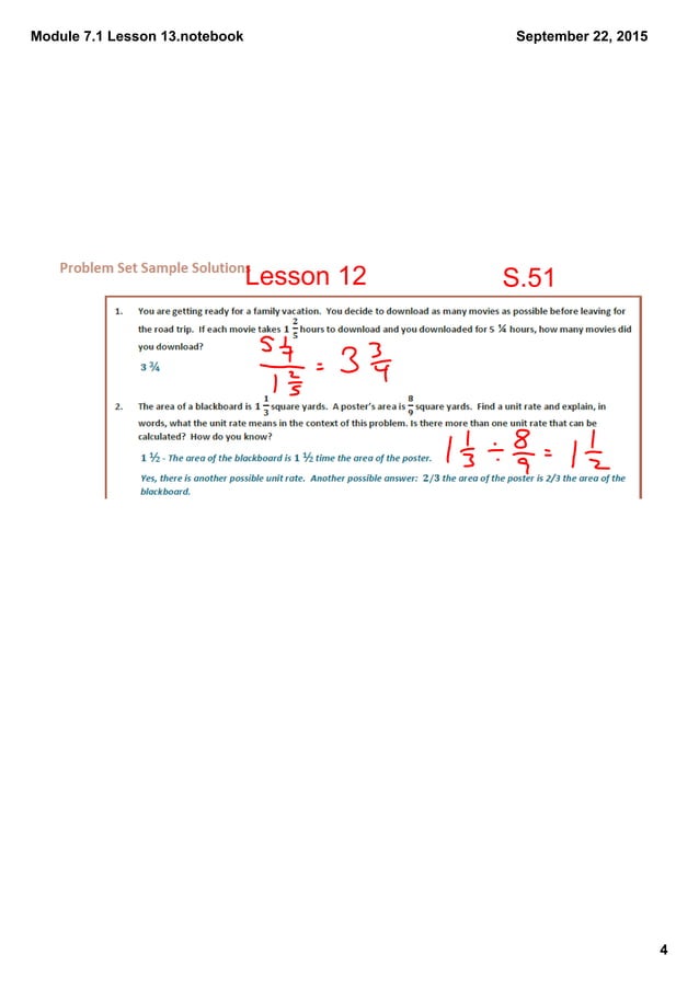 Module 7.1 lesson 13 | PDF