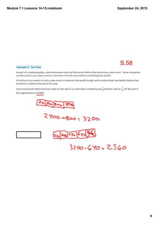 Module 7.1 lessons 14 15 | PDF