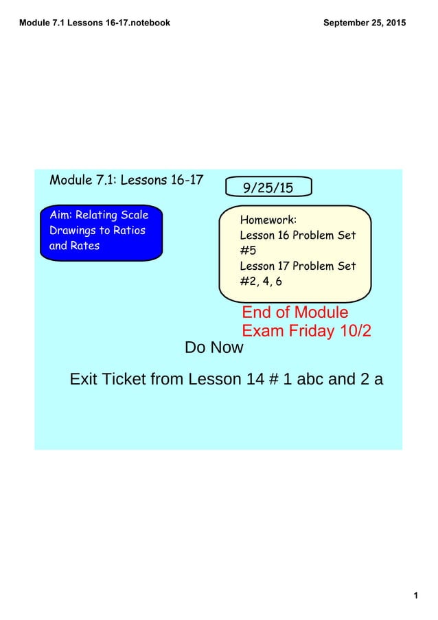 Module 7.1 lessons 16 17 | PDF