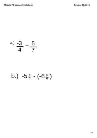 Module 7.2 lesson 7 | PDF