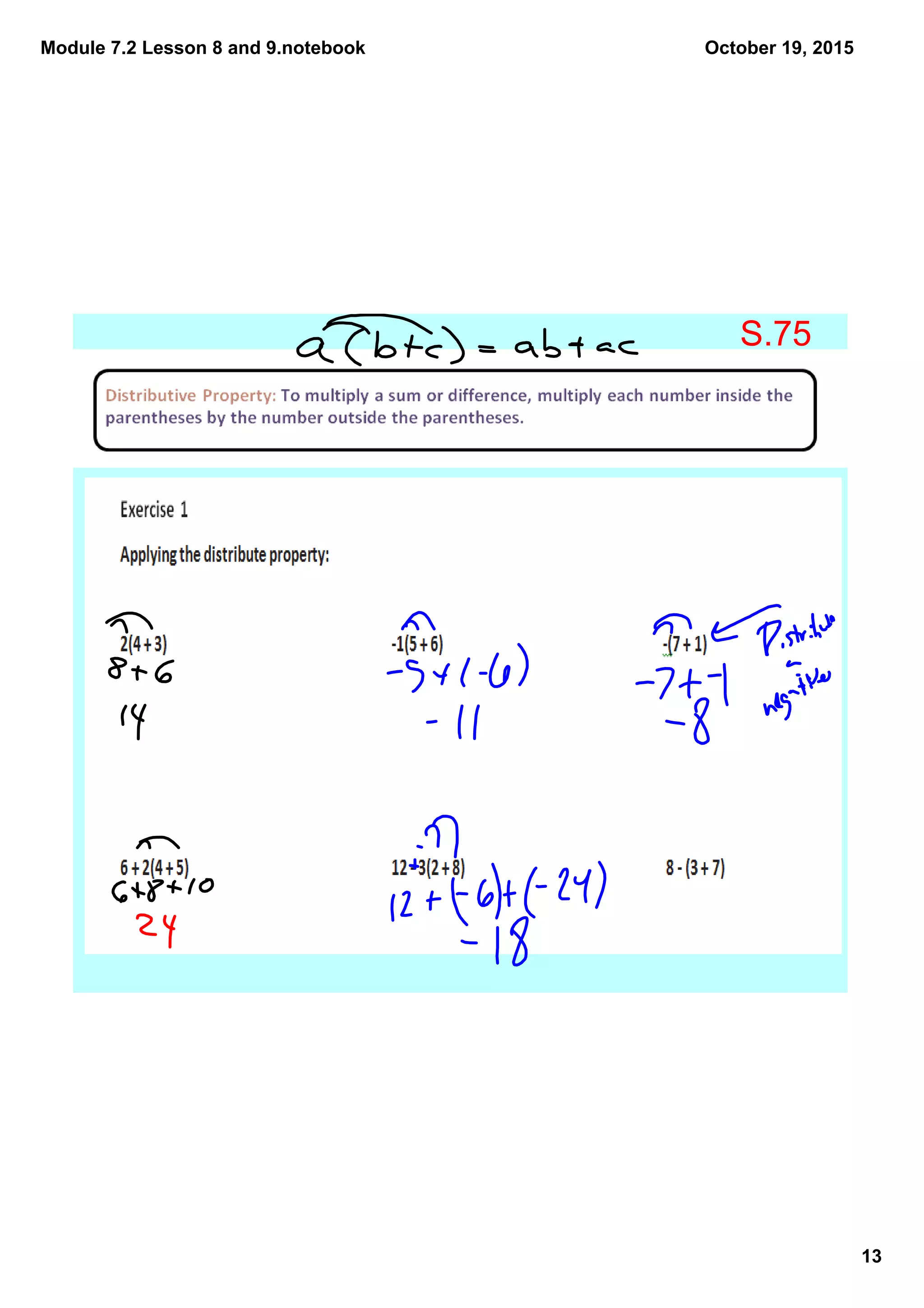 Module 7.2 lesson 8 and 9 | PDF