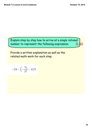 Module 7.2 lesson 8 and 9 | PDF
