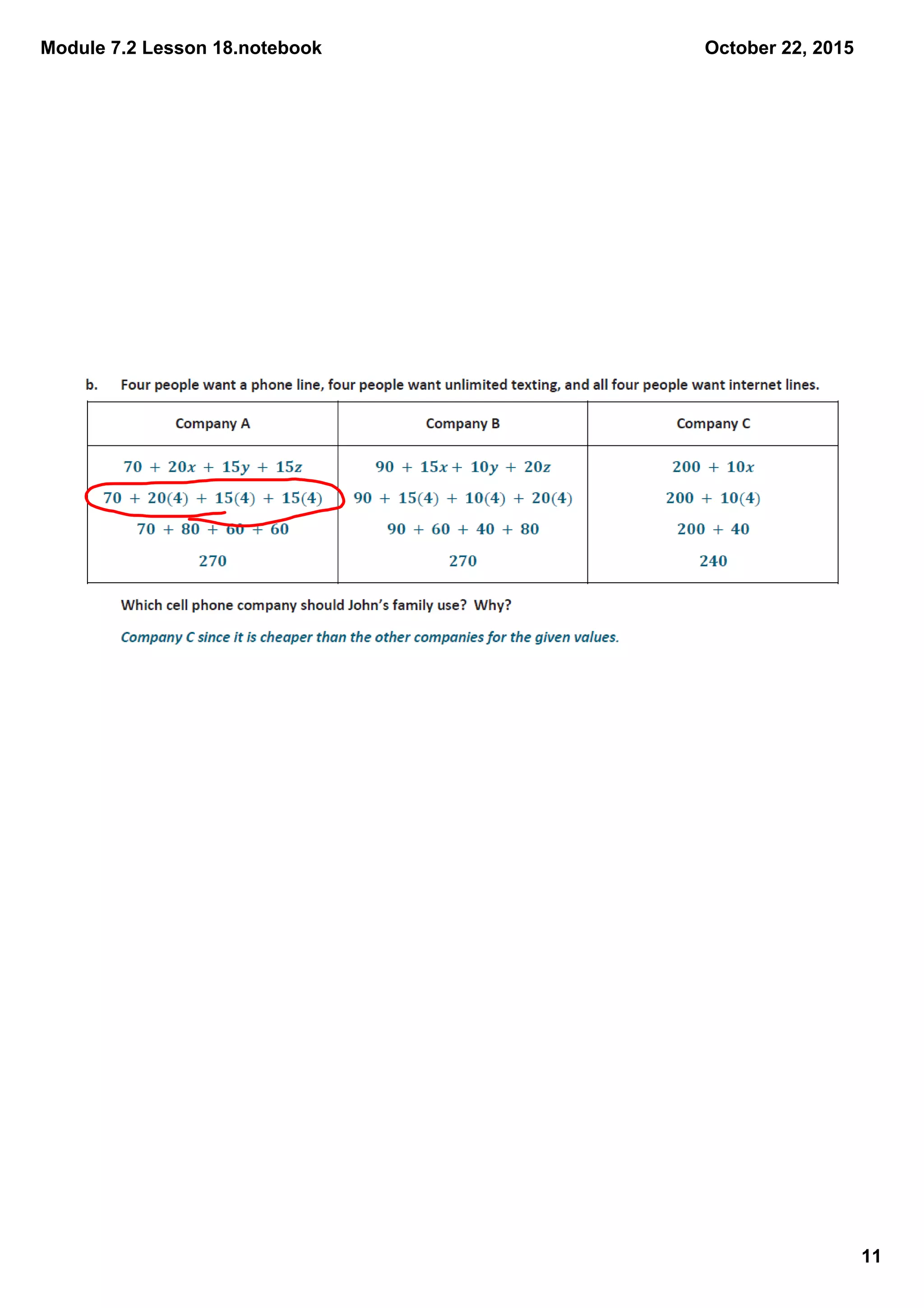 Module 7.2 lesson 18 | PDF