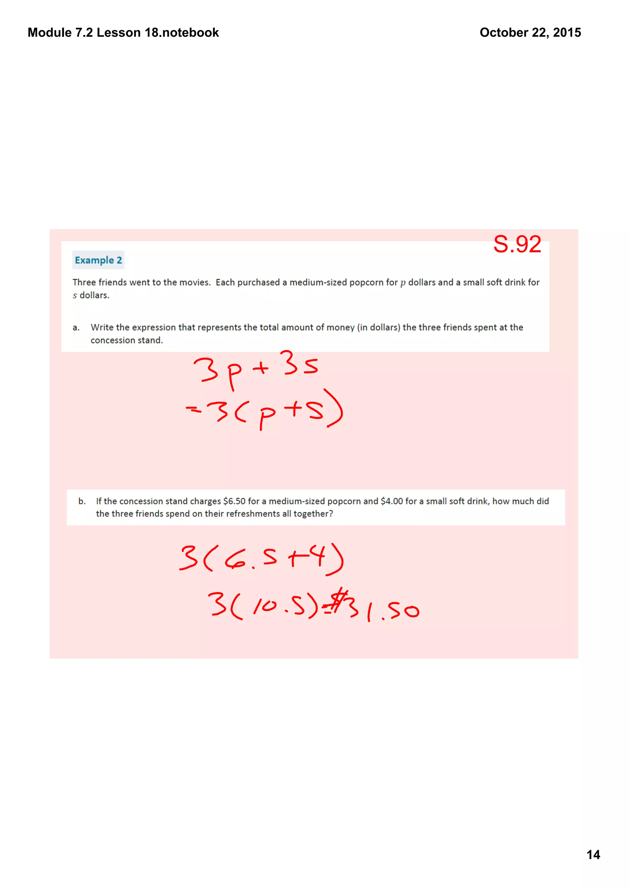 Module 7.2 lesson 18 | PDF