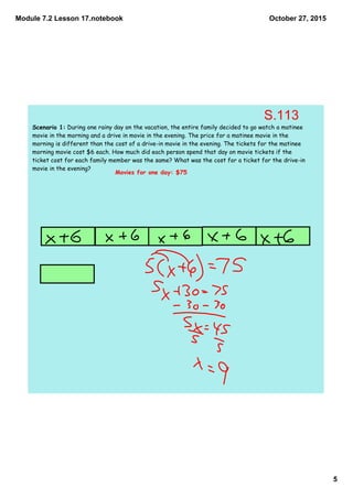Module 7.2 lesson 17 | PDF