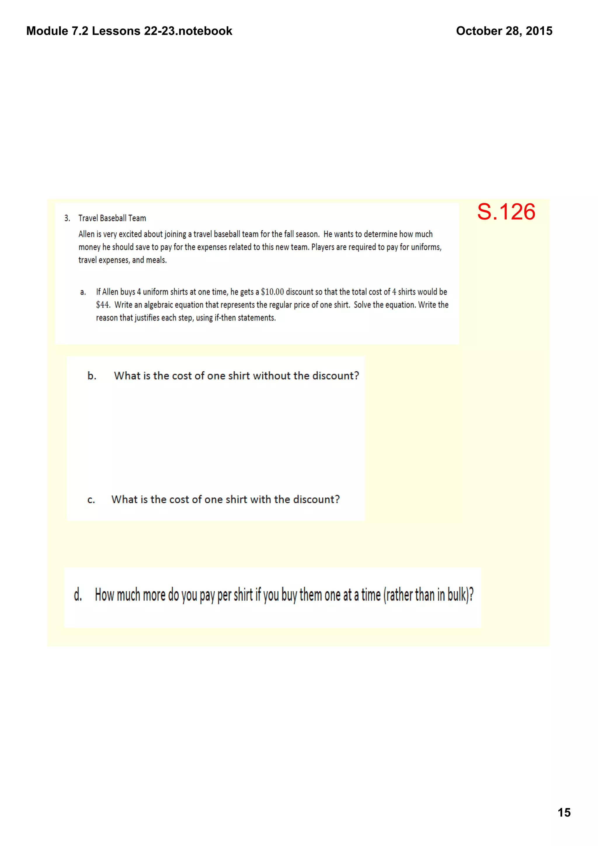 Module 7.2 lessons 22 23 | PDF