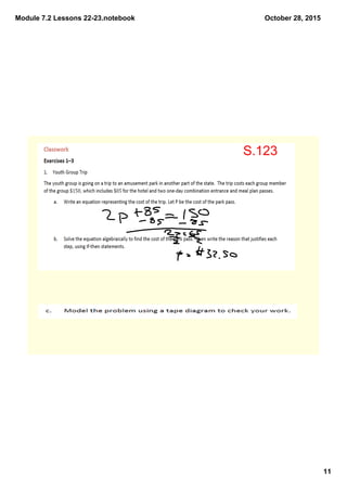 Module 7.2 lessons 22 23 | PDF